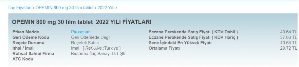 Opemin 800 Mg Film Tablet Ne İçin Kullanılır? | Kombin Kadın